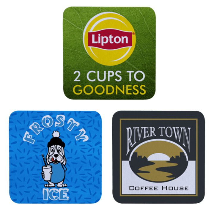 Custom Square Neoprene Coaster