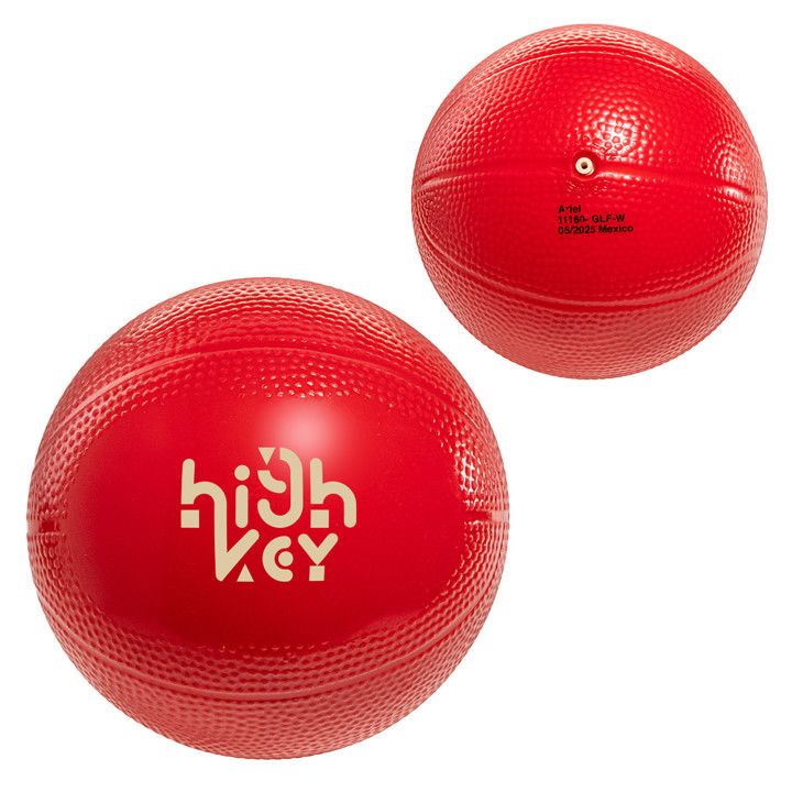 Custom Basketball 4" Vinyl Ball