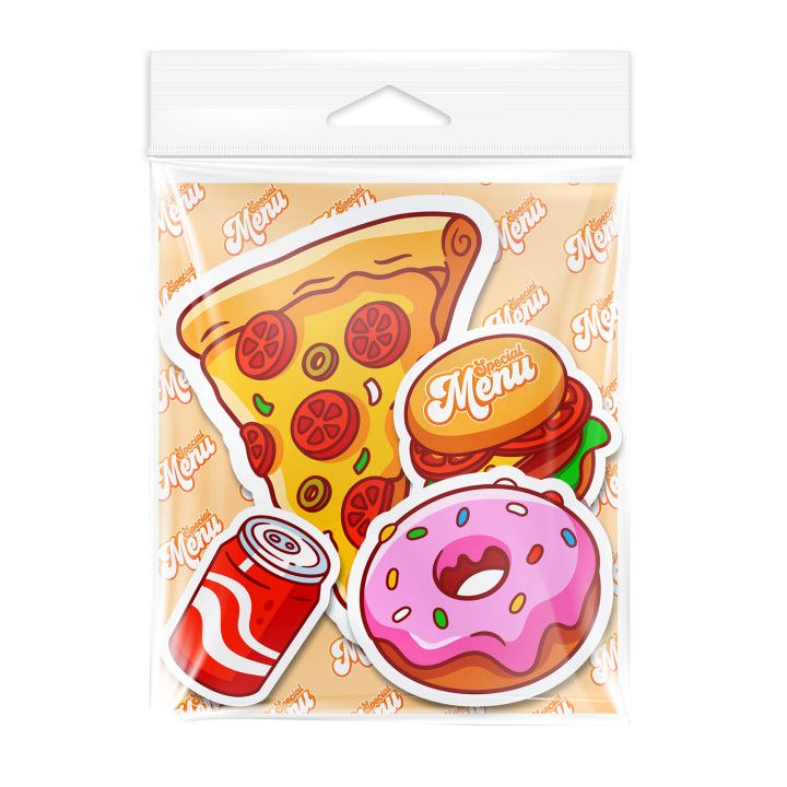 Custom 4 Pack Vinyl Stickers