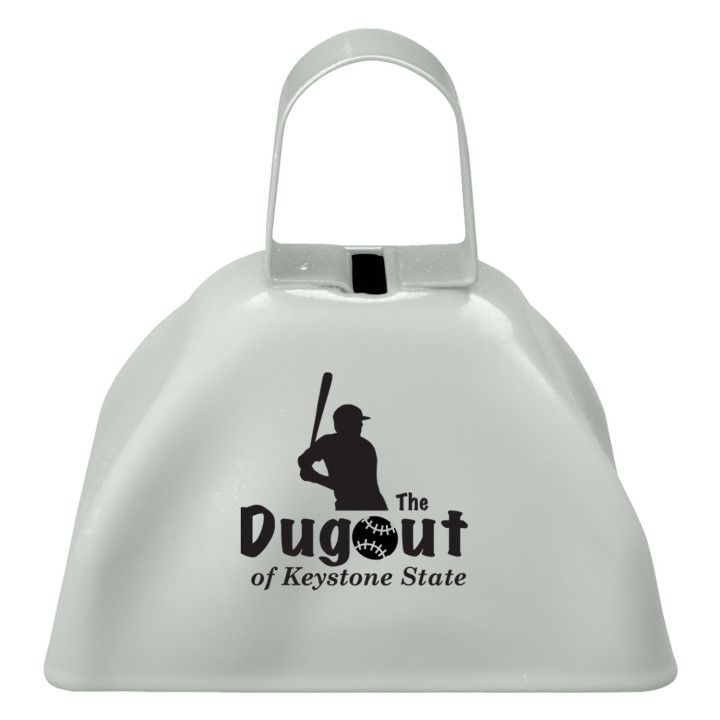 Personalized Small Cow Bell | Customized Noisemakers with Team Logos