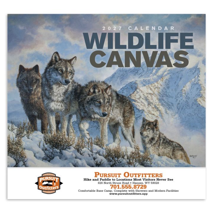 Custom Wildlife Canvas - Stapled