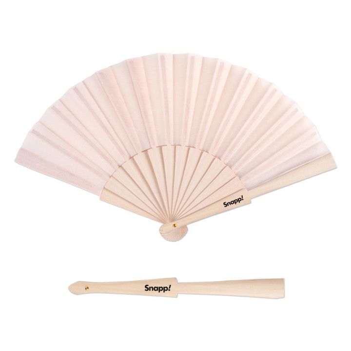 Custom Wood Foldout Hand Fan