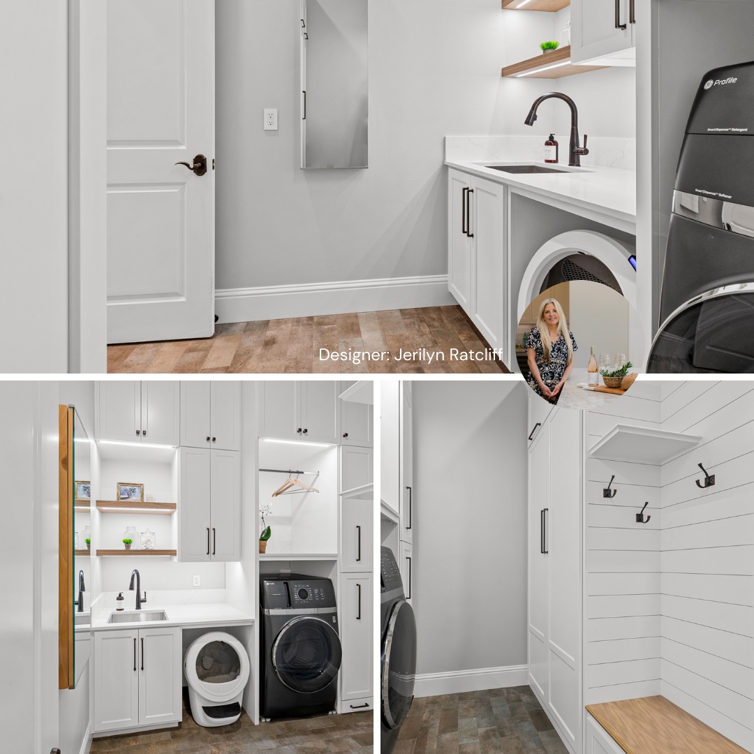 Behind The Build: Clean Lines, Clean Clothes. Our Folsom Laundry Room Reveal | Sacramento ...