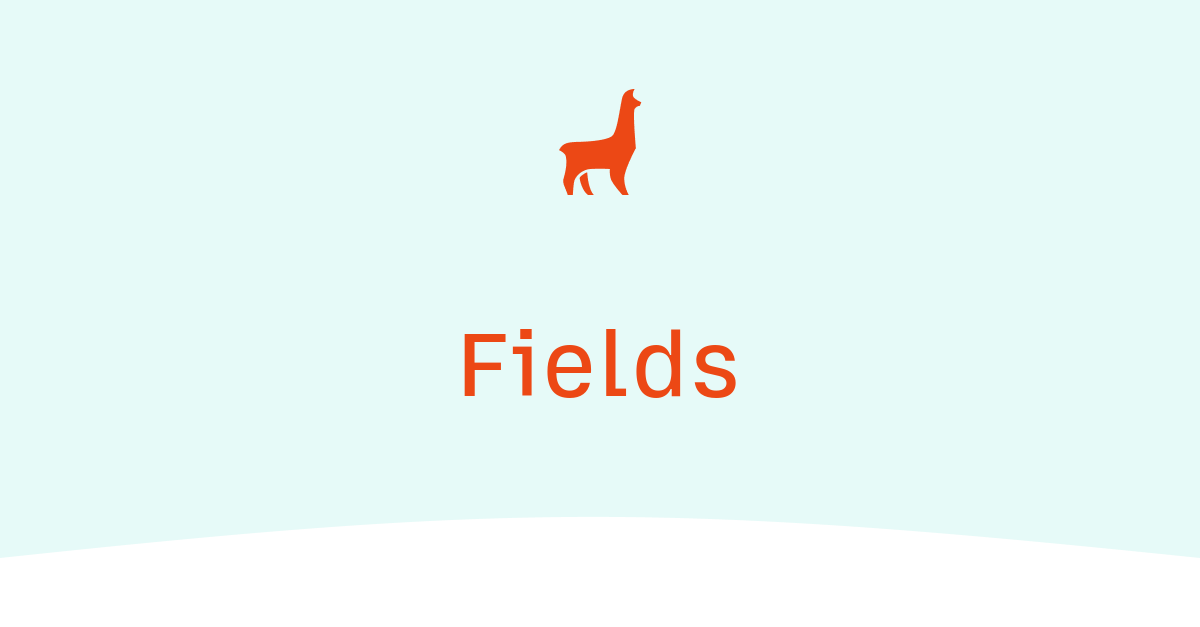 Fields | TinaCMS Docs