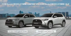 Comparison | Between Corolla Cross Hybrid Limited and XLE