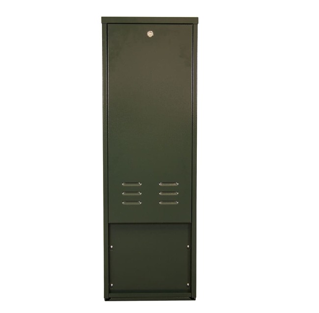Street cabinet KT400 with swing frame and BUDI-2S Foss Fiber Optics AS