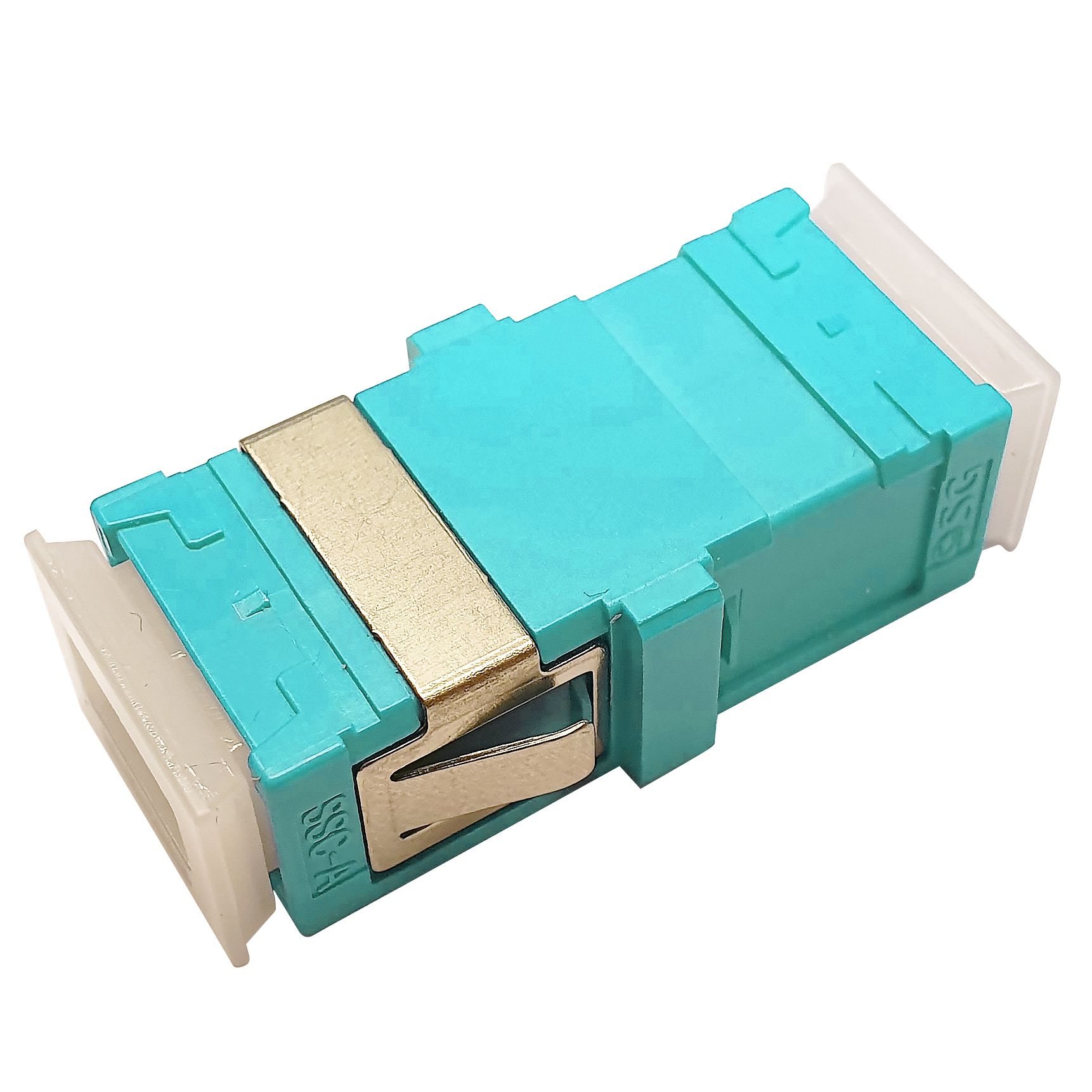 Adapter, SC DPX, OM-1/OM-2, FL, beige Foss AS