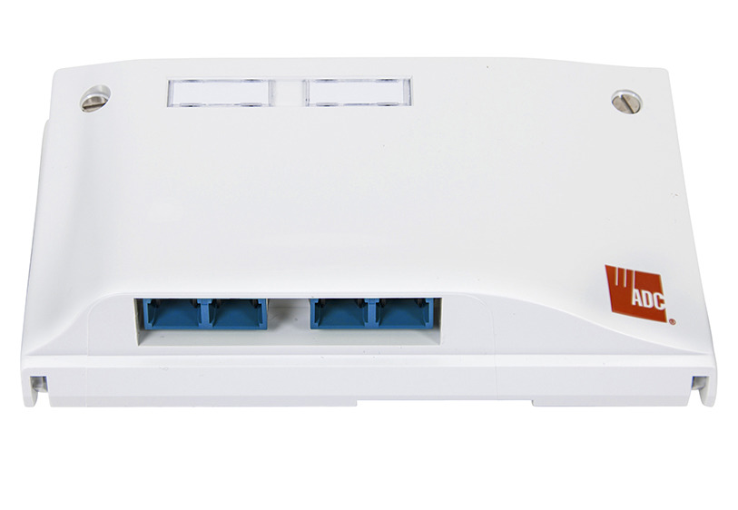 Fibre optic wall outlet, 2 SC/PC DPX, SM Foss AS