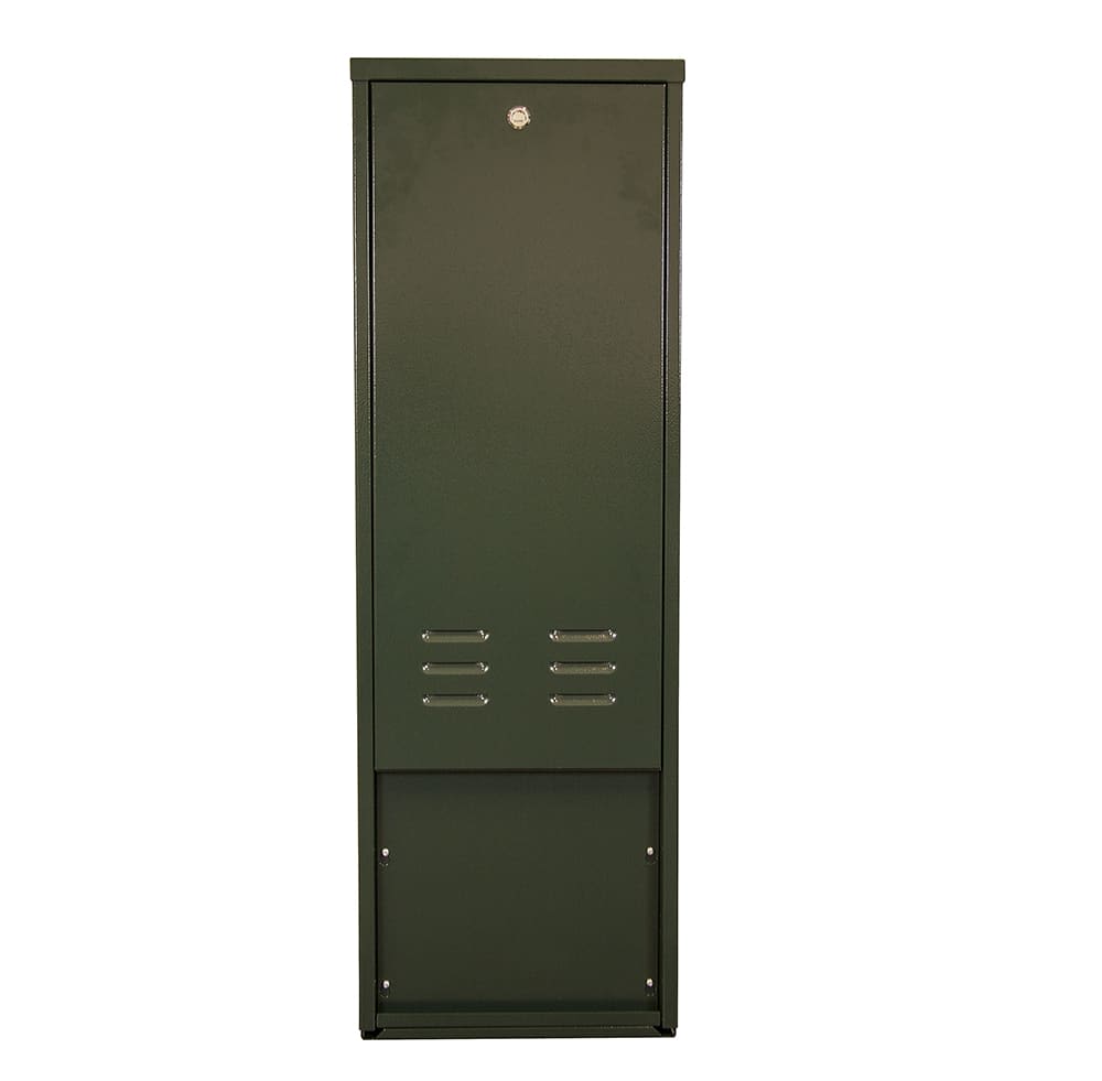 Street cabinet KT400 with swing frame and BUDI-1S Foss AS