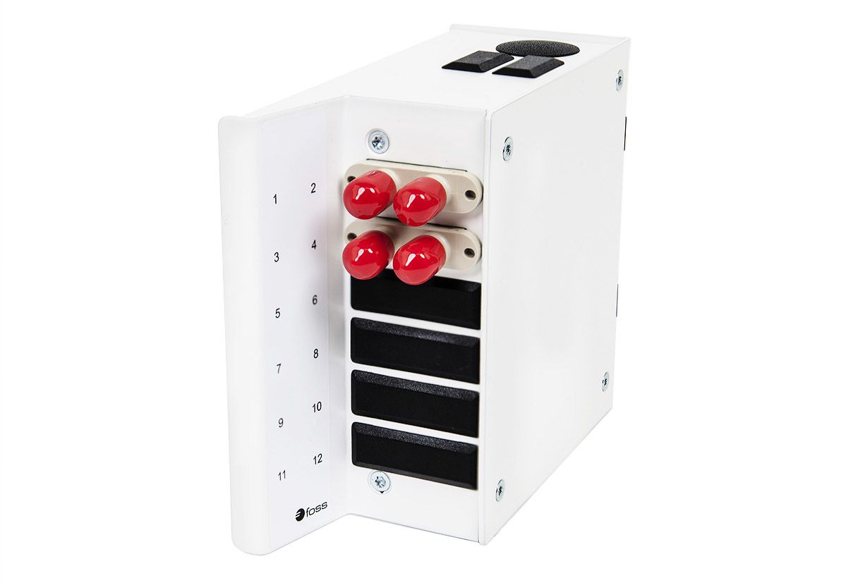 Wall box DIN MINI, 4 ST, pigtails, OM2 Foss AS