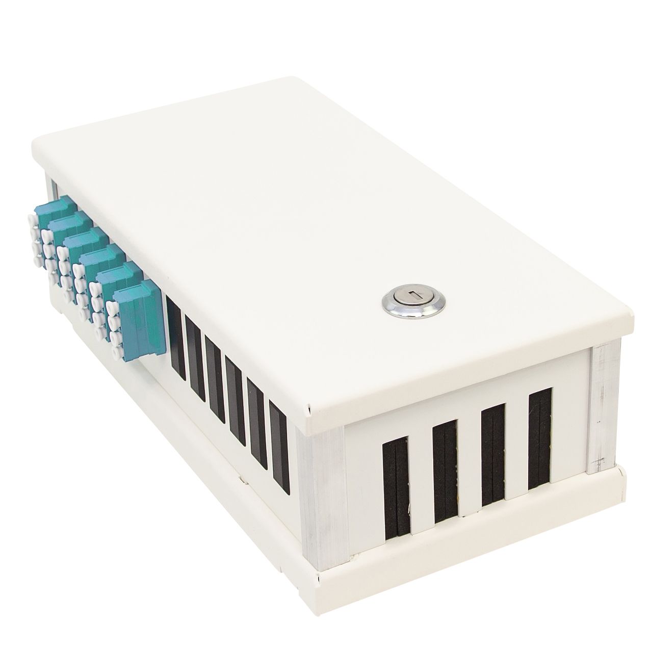 Wall box FVB11, LC, Pigtails, 50/OM3 Foss AS