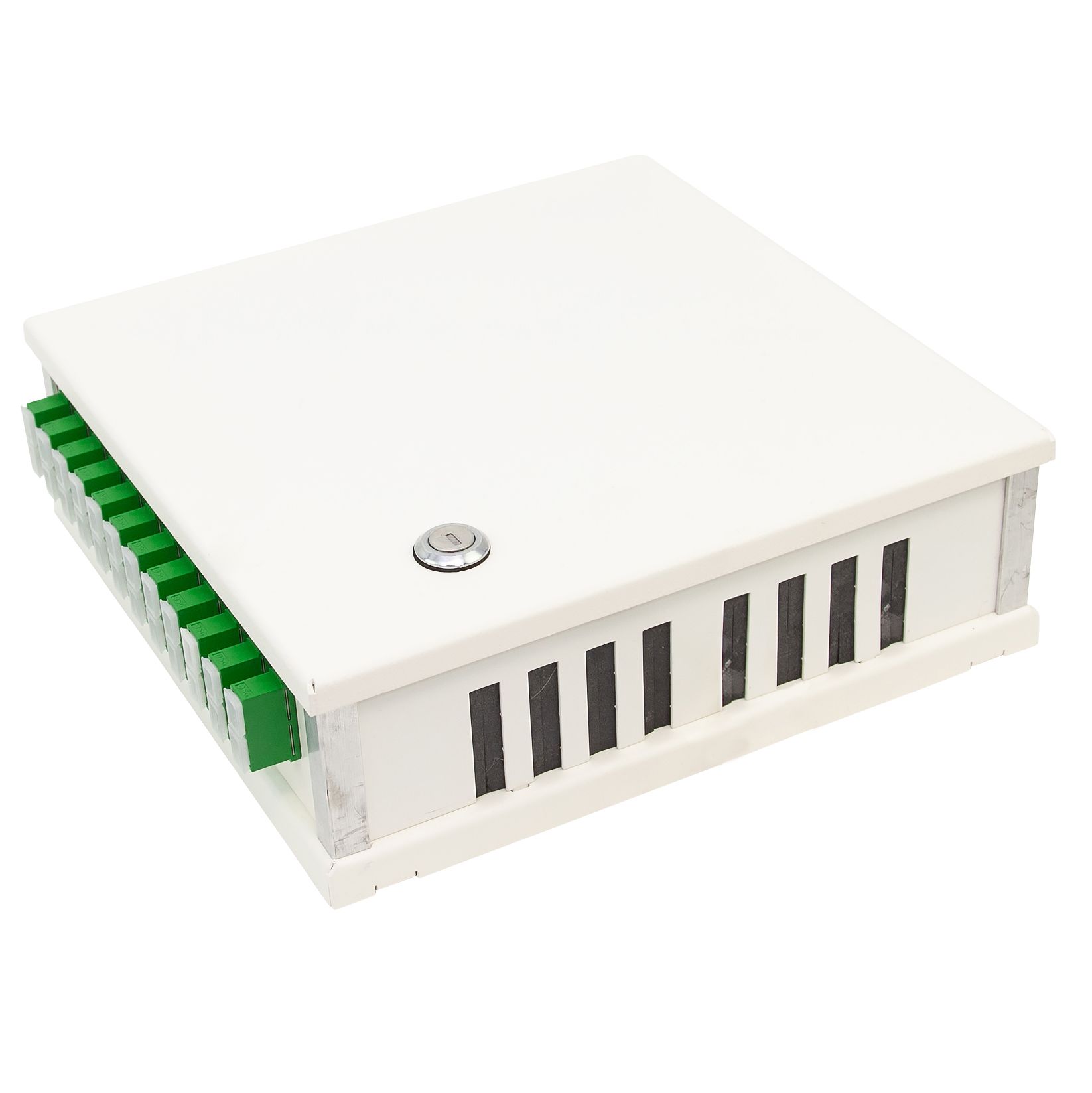 Wall box Flexi 12, SC/APC, Adapter, 9/OS2 Foss AS