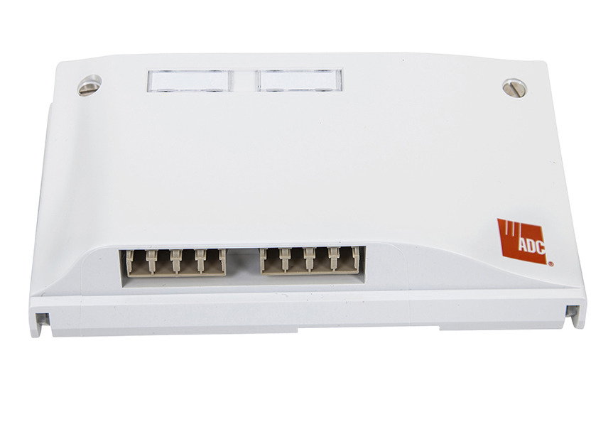 Wall outlet, 2 LC QUAD, MM Foss AS