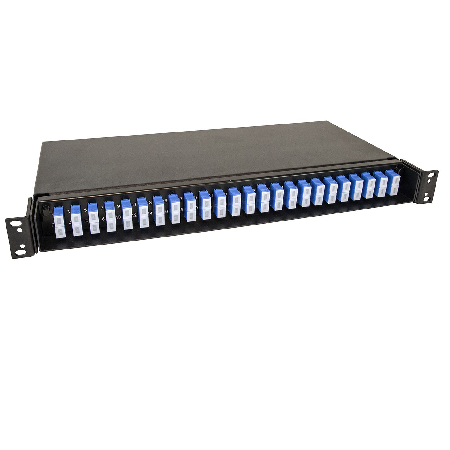 Panel FP65 PRO black, SC/PC, adapter, SM Foss AS