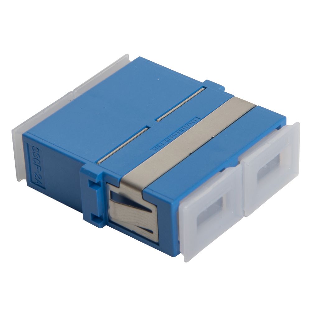 Adapter, SC/PC DPX, FL, blue Foss AS