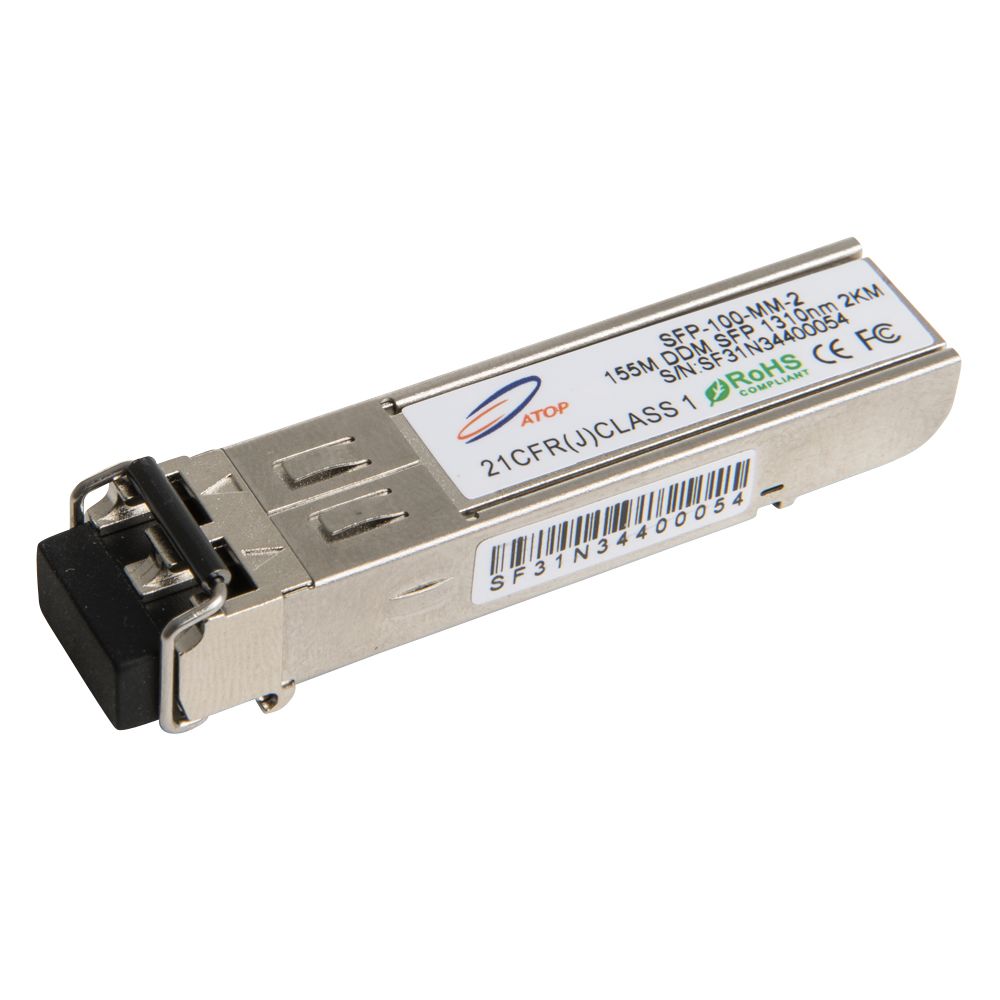 SFP, 100 Mbit/s Ethernet, 1310 nm, MM, DDM, 2 km Foss Fiber Optics AS