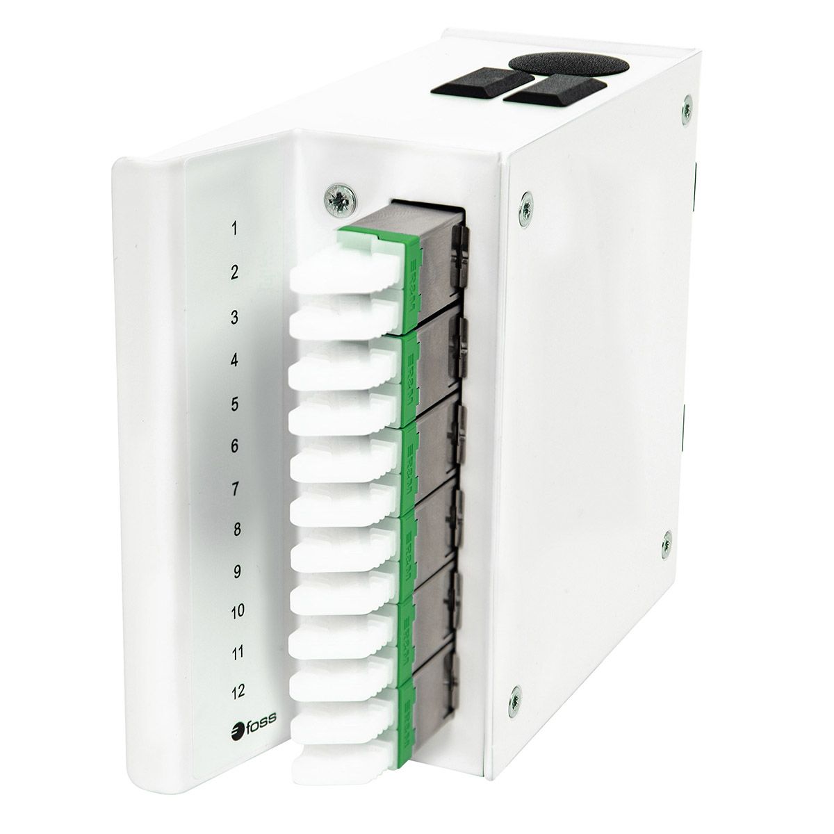 Fiber optic Distribution box, 30m pre-terminated AXAI cable, 12 E2000 ...