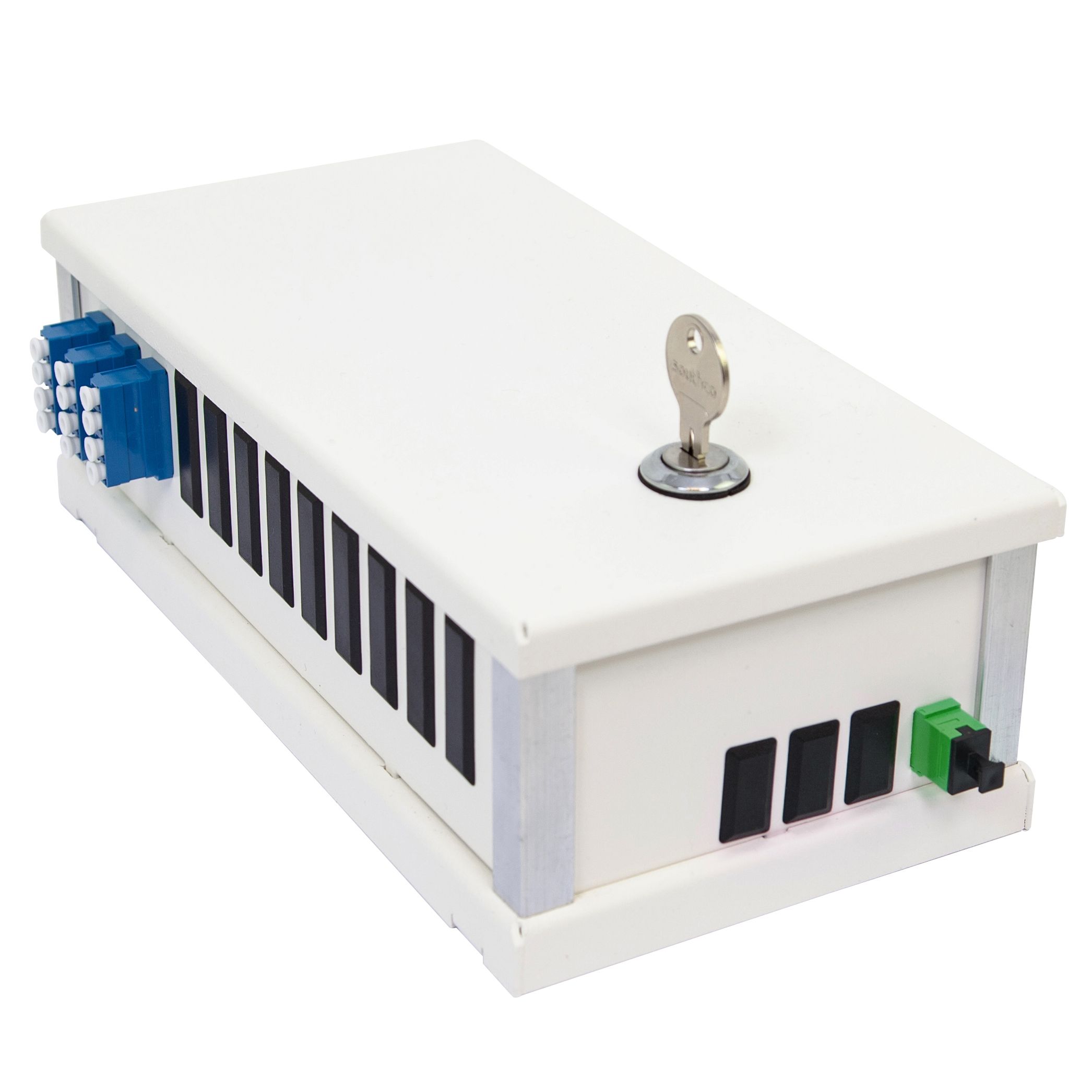 Wall box Flexi 11, 12xLC/PC, 1x12 MPOAM OS2, A Foss Fiber Optics AS