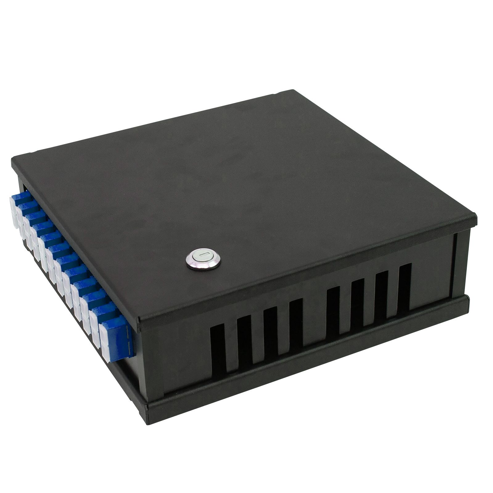 Wall box FVB12 Black, SC/PC, Adapter, 9/OS2 Foss AS