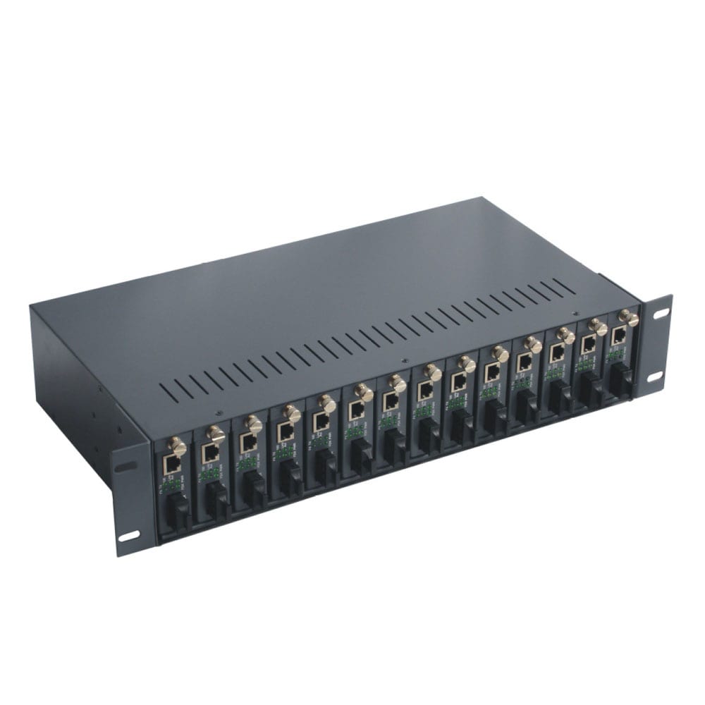 14-slot subrack, 230 VAC Foss AS