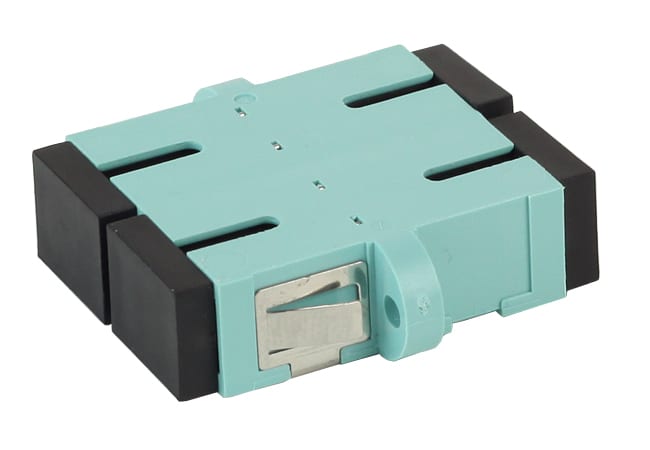 Adapter, SC DPX, OM-3. turkis Foss AS