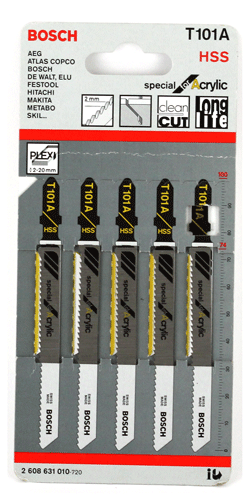 BL JIGSAW BOS PLAS 20MM (5/PACK) - PLASTIC / PERSPEX - UP TO 20MM ...