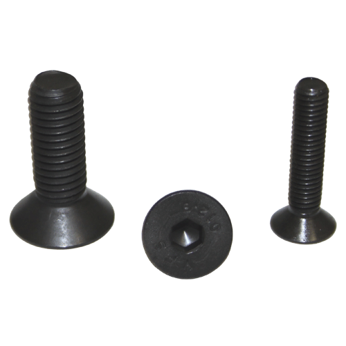 CAP SCREW CSK BLACK 4 X 12MM - COUNTERSUNK - KEY 3.0MM - GRADE 10.9 ...