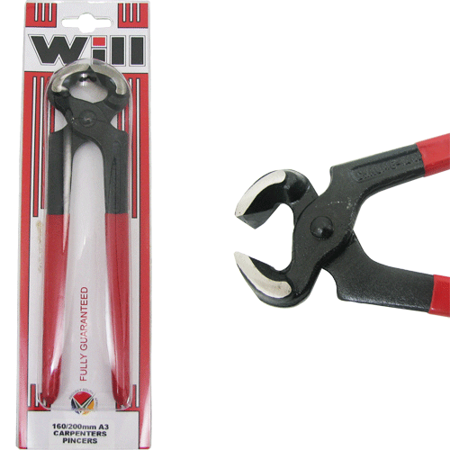 CARPENTERS PINCER 200MM WILL - PINCHER 200MM H P WILL | Fowkes Bros