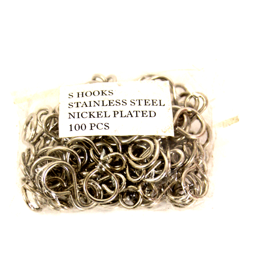 CHAIN S HOOK 19MM CHROME PER10 - DWS | Fowkes Bros