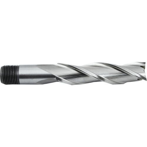 END MILL HSS M/FL L/S 3/4" SOM - DWS - THREADED SHANK (LONG SERIES ...