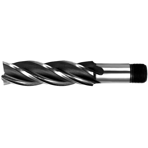 END MILL HSS M/FL L/S 7/16" SOM - DWS - THREADED SHANK (LONG SERIES ...