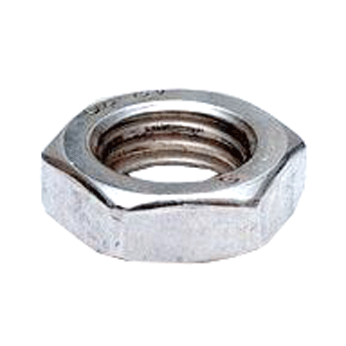 NUT HEX HALF STEEL M20 - HALF LOCK NUT - 100 UNITS = 3.560 | Fowkes Bros