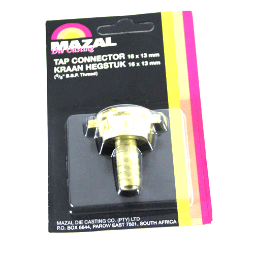 GARDEN HOSE TAP ADAPTOR 19MM - TAP FITTING - 3/4" B.S.P (THREAD ...