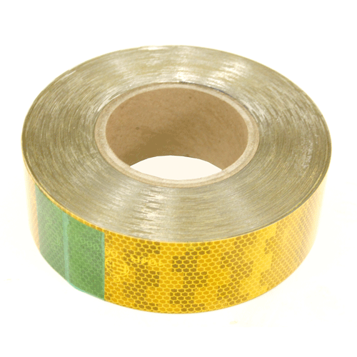TAPE REFLECTIVE 50MM X 50M YELLOW - 50M ROLL -VEHICLE CONSPICUITY E ...