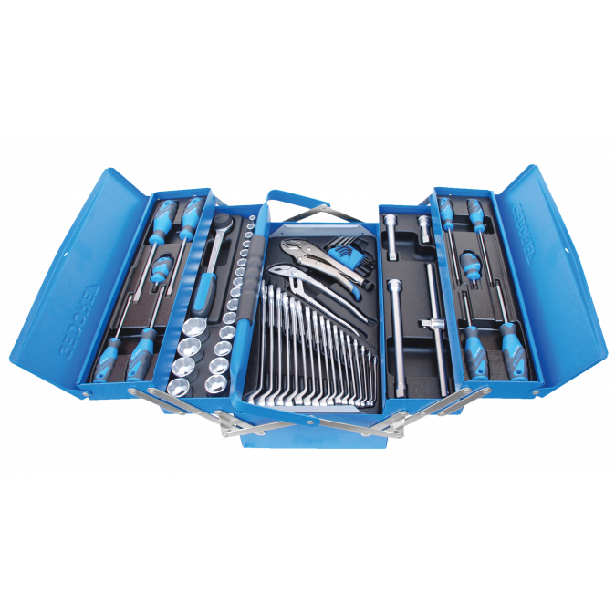 TOOL KIT ASSORT STD 68 PC GED - TOOLBOX (1282) - METAL | Fowkes Bros
