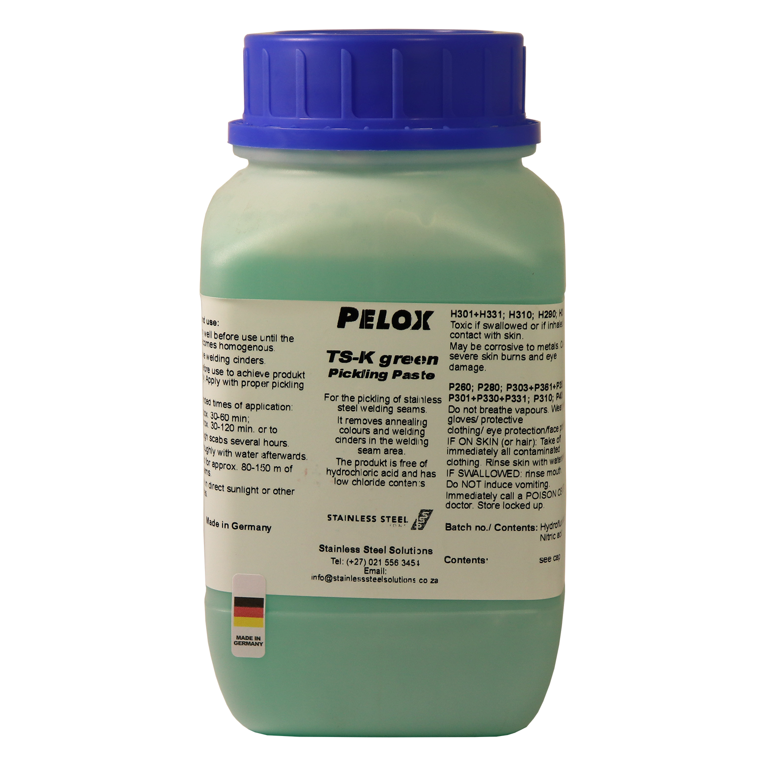 WELD PASTE PICKLING 2KG PELOX - GREEN - PICKLING GEL/PASTE | Fowkes Bros