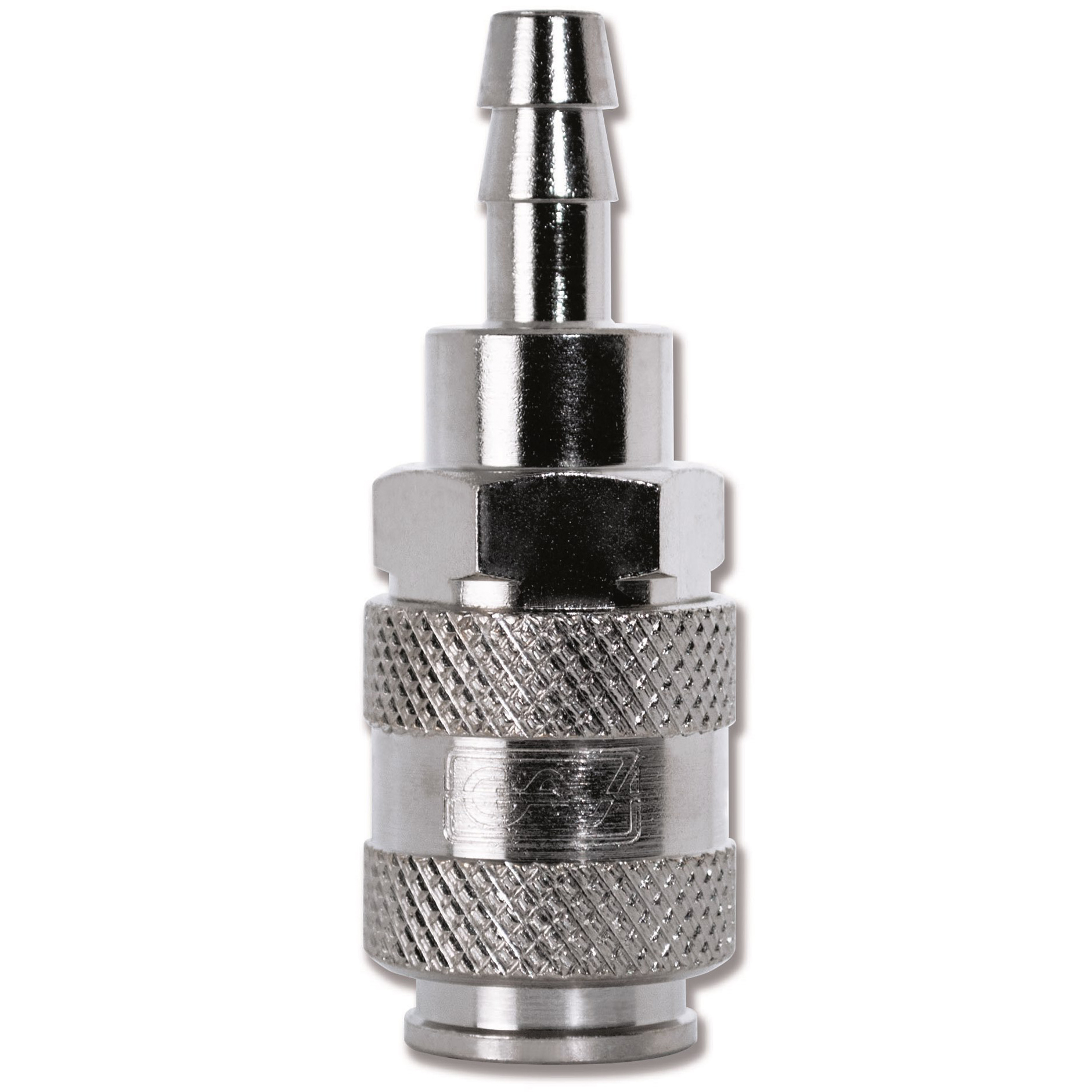 AIR FITT QUICK COUPLER 6MM HOSE - 6MM HOSE TAIL (GAV UNI/C1) | Fowkes Bros