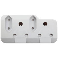 PLUG ADAPTOR MULTI 3 WAY 2PIN - 1X3PIN 2X FLAT 2PIN | Fowkes Bros