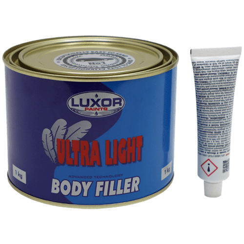 BODYFILLER LIGHT C/W PASTE 1KG - ULTRALIGHT/SOFT BODYFILLER 1KG ...