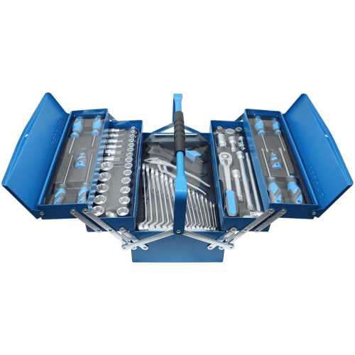 TOOL KIT ASSORT STD 82 PC GED - TOOLBOX (1282) - METAL | Fowkes Bros