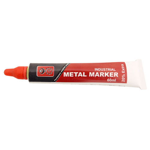 MARKER METAL 60ML RED FB - INDUSTRIAL PAINT MARKER FOR STEEL | Fowkes Bros