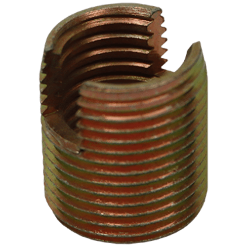 THREADED INSERT 16.0 X 2.00 - SLOTTED SOLID STEEL - "VASBYT" | Fowkes Bros