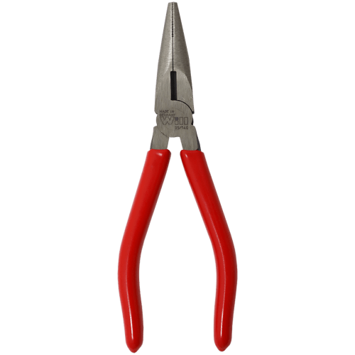 PLIER LONG NOSE 140MM STD WILL - RED HANDLE | Fowkes Bros