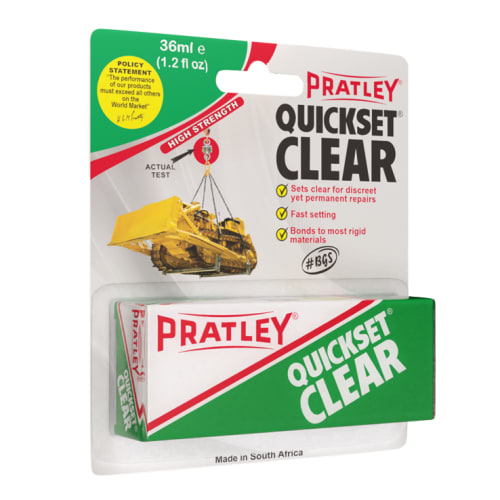 PRATLEY EPOXY ADH Q/SET CLEAR 36ML - FAST SET LIQUID - TRANSPARENT ...