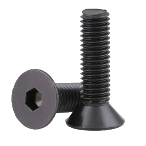 CAP SCREW CSK BLACK 3 X 8MM - COUNTERSUNK - KEY 2.0MM - GRADE 10.9 ...