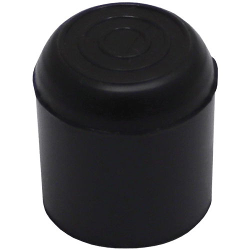 FERRULE RUBBER ROUND BLACK 19MM - NON-SLIP HEAVY DUTY SYNTHETIC RUBBER ...