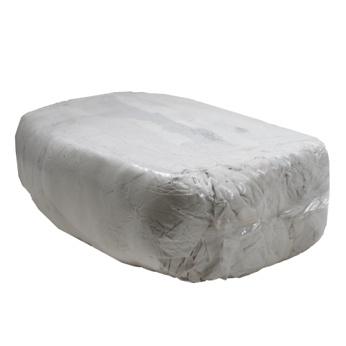 RAGS WHITE VESTING HI Q - CLEAR BAG - WV (100% COTTON) - HIGH QUALITY ...