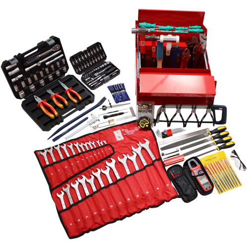 TOOL KIT ASSORT DIESEL MECHANIC FB - TOOLBOX - 46 PC | Fowkes Bros