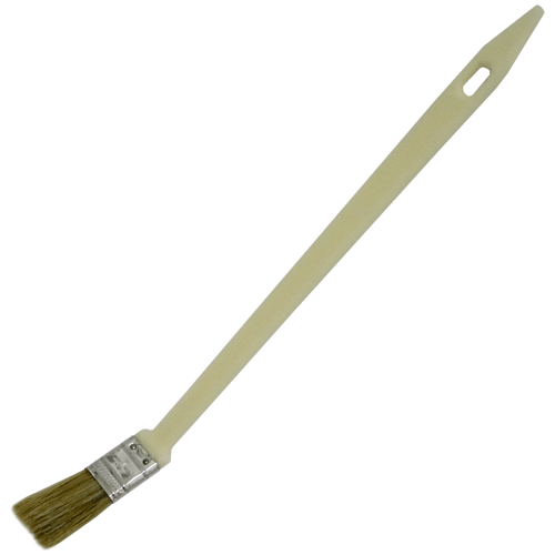 RADIATOR BRUSH 25MM PLAS HDL - WHITE HAIR BLEND - BRISTLE LENGTH 57MM ...