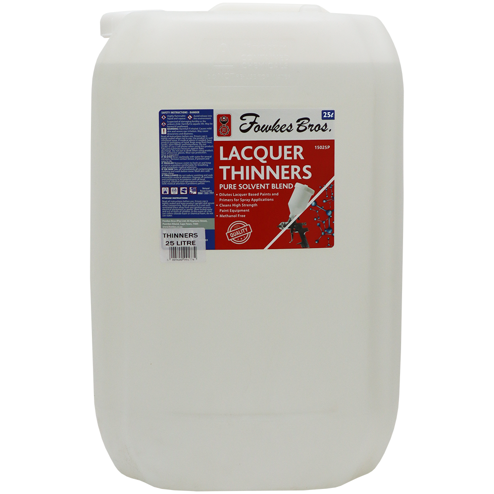 THINNERS LACQUER 25L - GRADE A | Fowkes Bros
